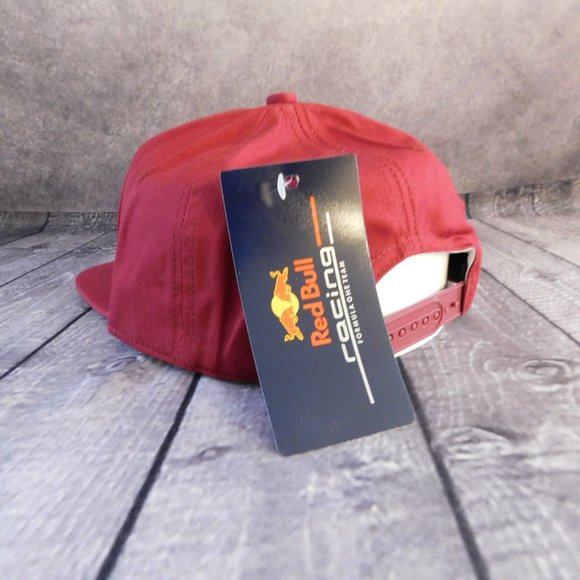 Red Bull | Accessories | Red Bull Snapback Hat Burgandy | Poshmark